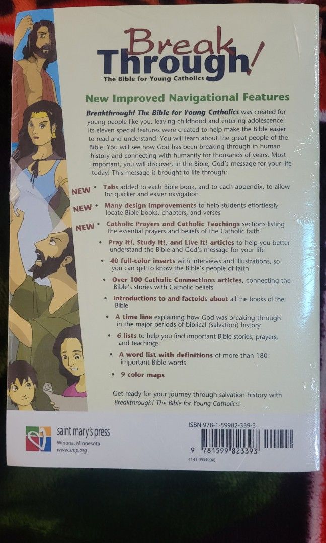 Breakthrough Bible- The Bible for Young Catholics, Hobbies & Toys ...