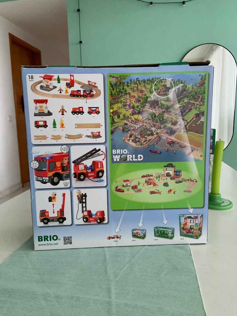Brio Rescue Firefighter Set 33815, Hobbies & Toys, Toys & Games on ...