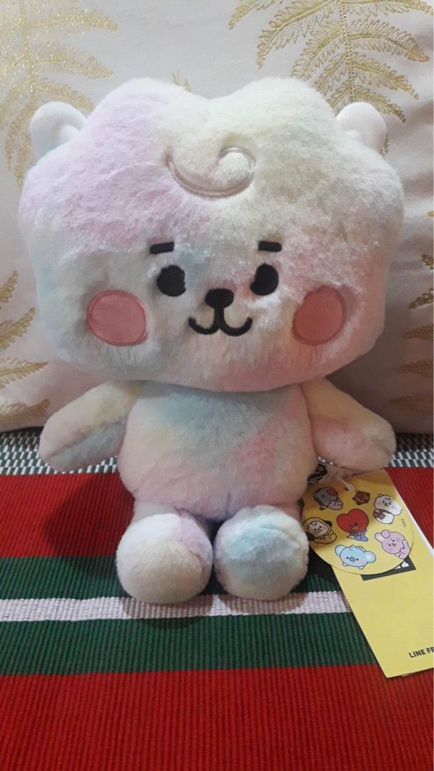 BT21 RJ COTTON CANDY RAINBOW PLUSH, Hobbies & Toys, Memorabilia ...