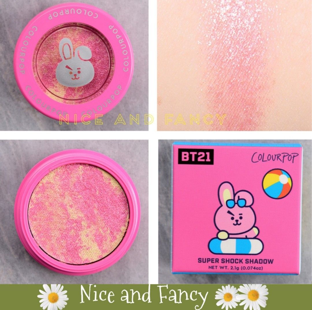 BT21 x Colourpop Cooky Super Shock Shadow, Beauty & Personal Care, Face ...
