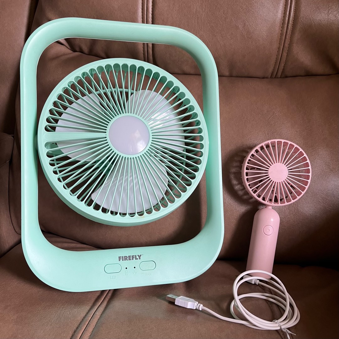Bundle - FIREFLY Rechargeable Fan W/ Night Light 7in. FEL-654 and ...