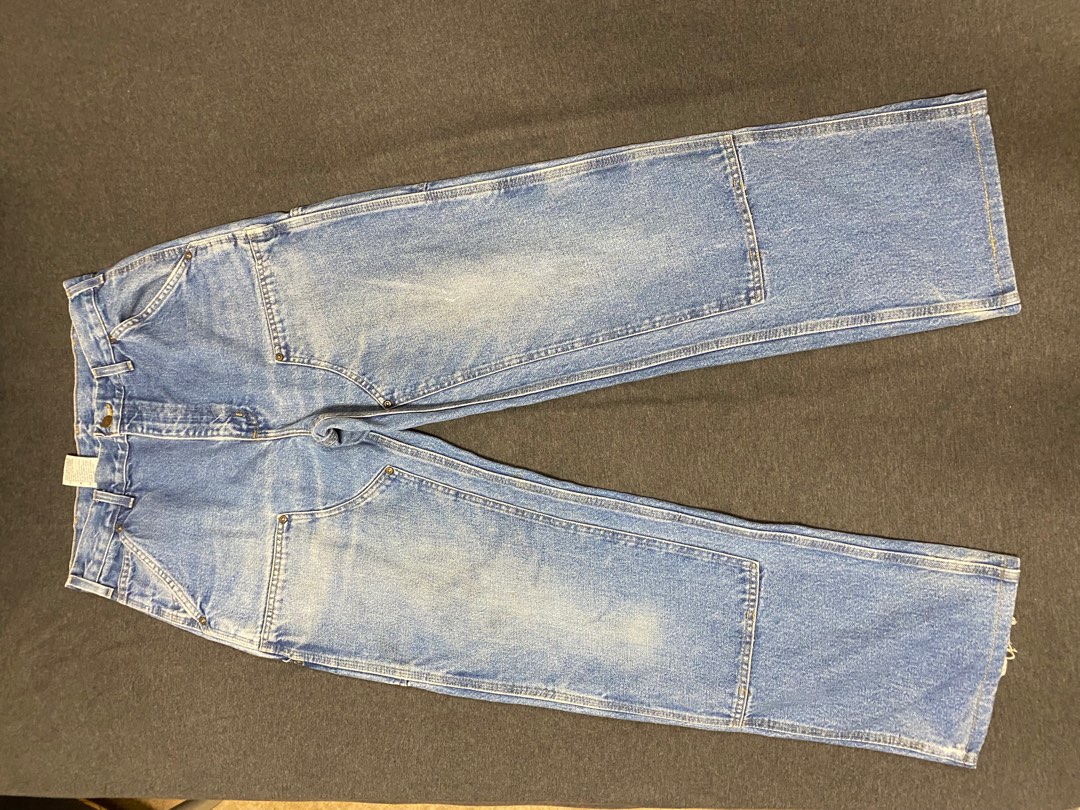 Carhartt Double Knee 34w, Men's Fashion, Bottoms, Jeans on Carousell