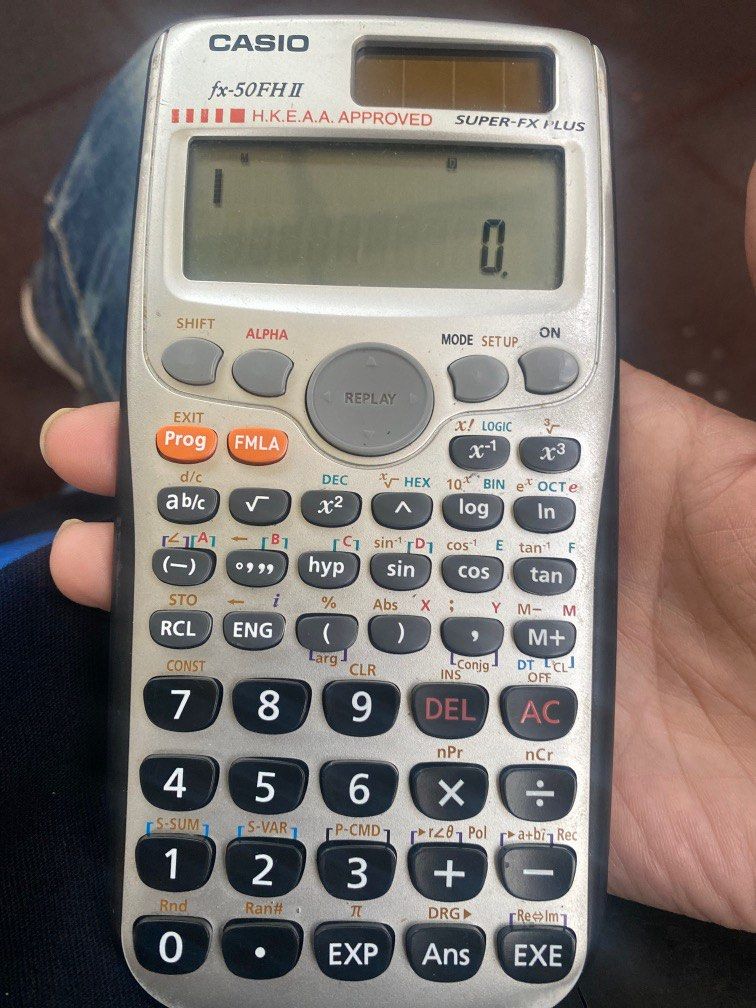 Casio 計數機 DSE fx-50FH II / fx-50FH (2), 電腦＆科技, 商務用科技產品 - Carousell