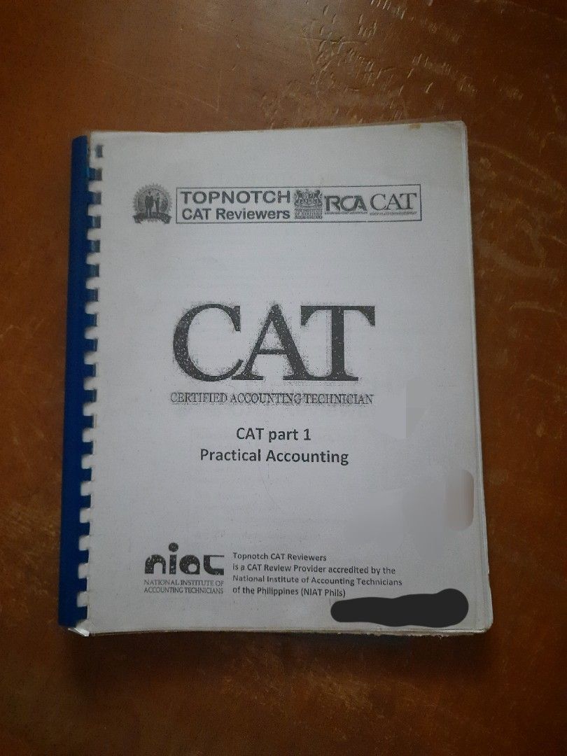 Certified Bookkeeper Reviewer - CAT part1, Hobbies & Toys, Books ...
