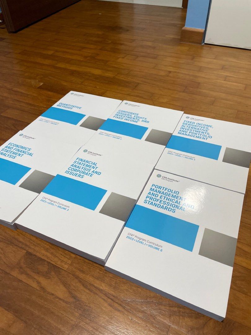 Brand new CFA Textbooks Level 1 Box Set, Hobbies & Toys, Books ...