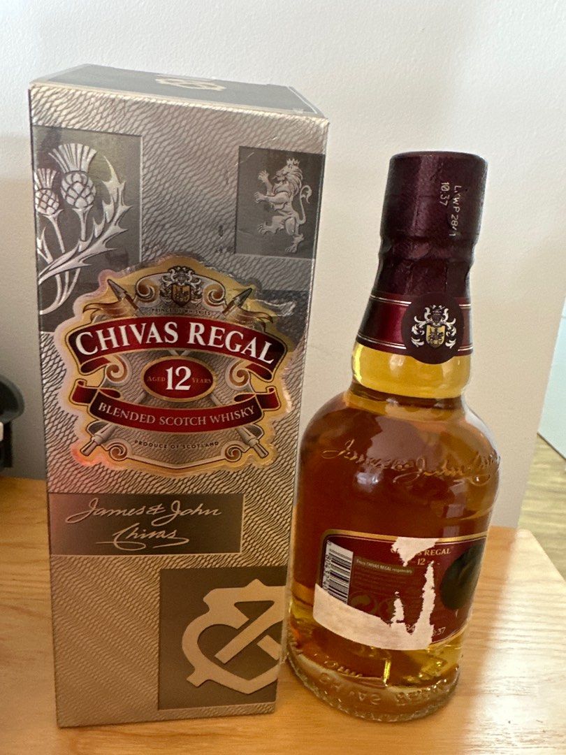 Chivas Regal 12 Years, Food & Drinks, Alcoholic Beverages on Carousell