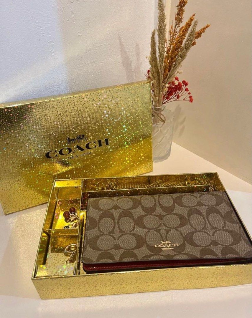Coach Sling Wallet, Luxury, Bags & Wallets on Carousell