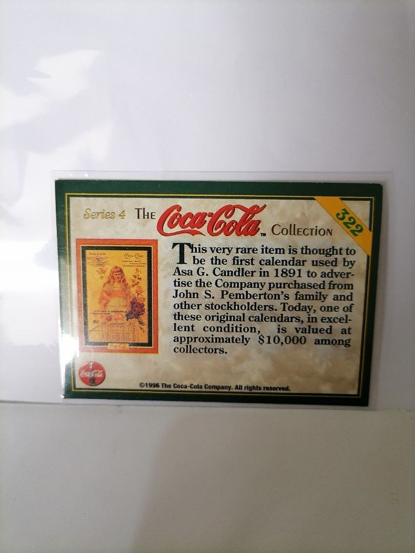 Coca cola card collection Rare!, Hobbies & Toys, Memorabilia ...