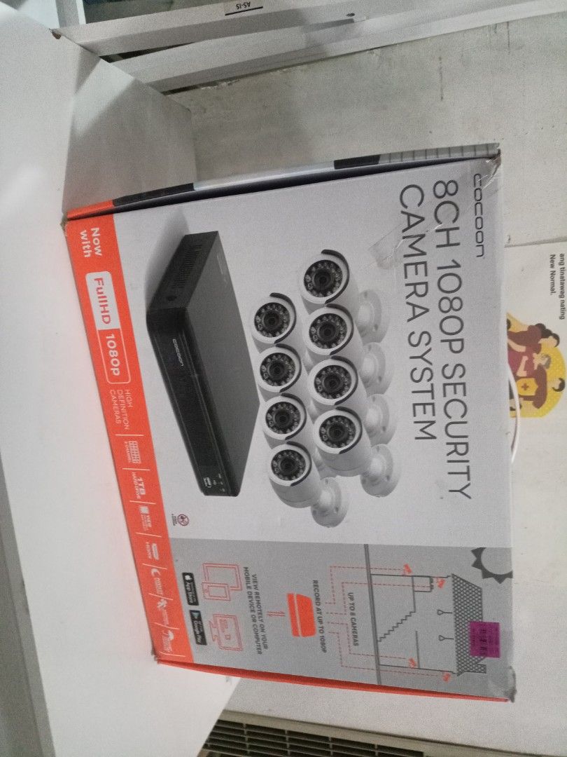 Cocoon 8ch camera system, Furniture & Home Living, Security & Locks ...
