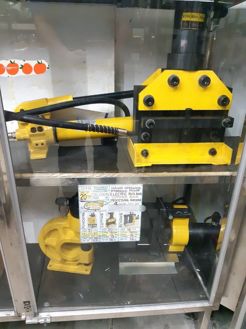 COPPER BUS BAR OR ELECTRIC BUS PROCESSING MACHINE MACHINES WITH MANUAL ...