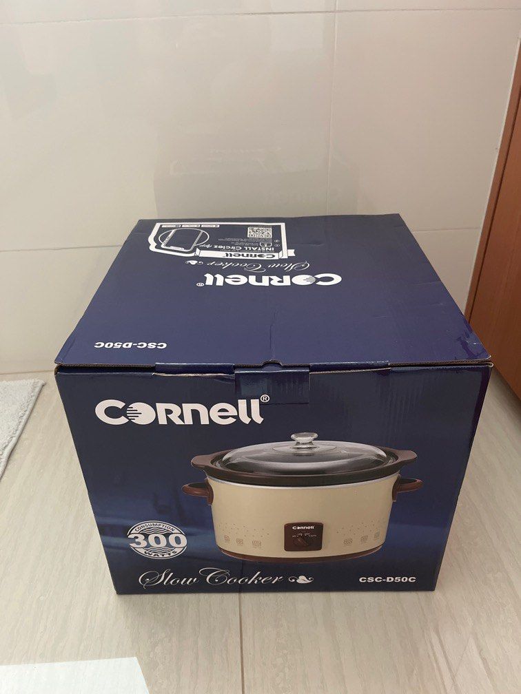 Cornell Slow Cooker Large 5L Capacity (model no.: CSC-D50C), TV & Home ...