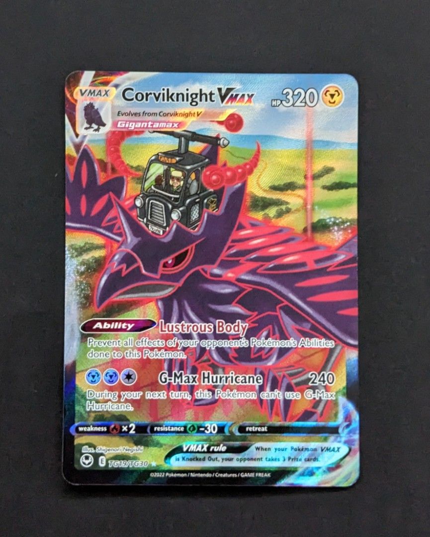 Corviknight Vmax CSR TG Silver Tempest Pokemon Card Tcg, Hobbies & Toys ...