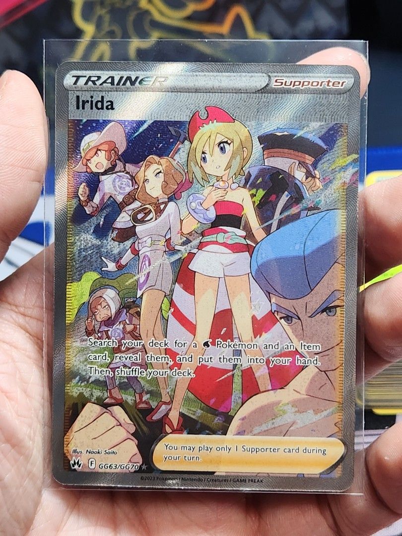 Crown zenith irida waifu pokemon tcg, Hobbies & Toys, Toys & Games on ...