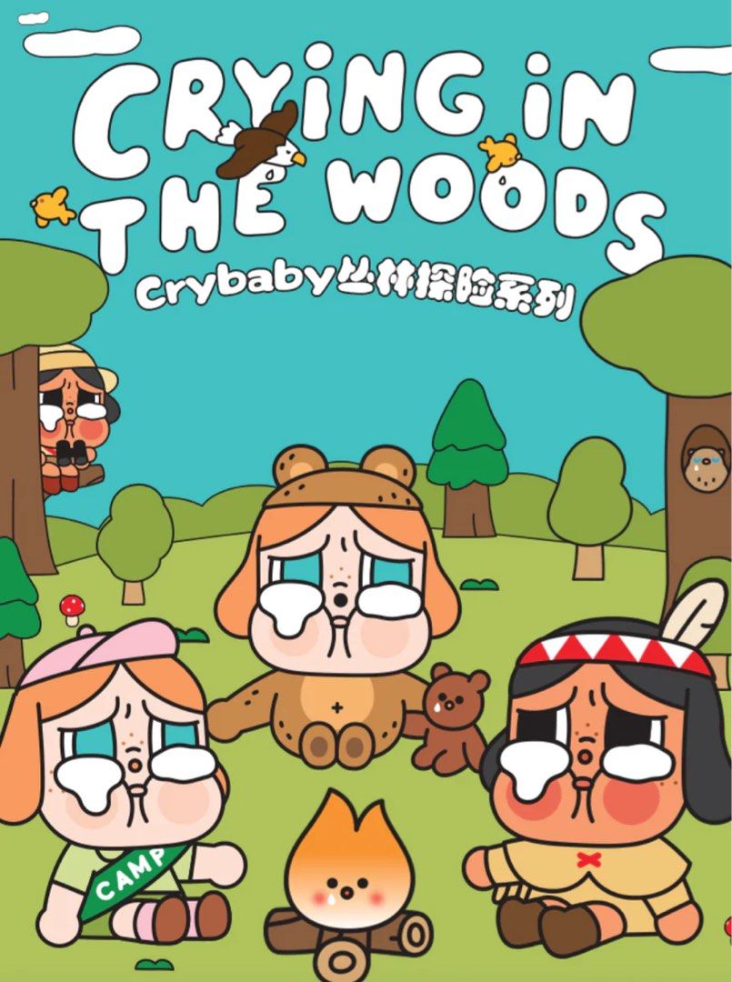 Popmart CryBaby Crying in the woods Secret!, Hobbies & Toys, Toys ...