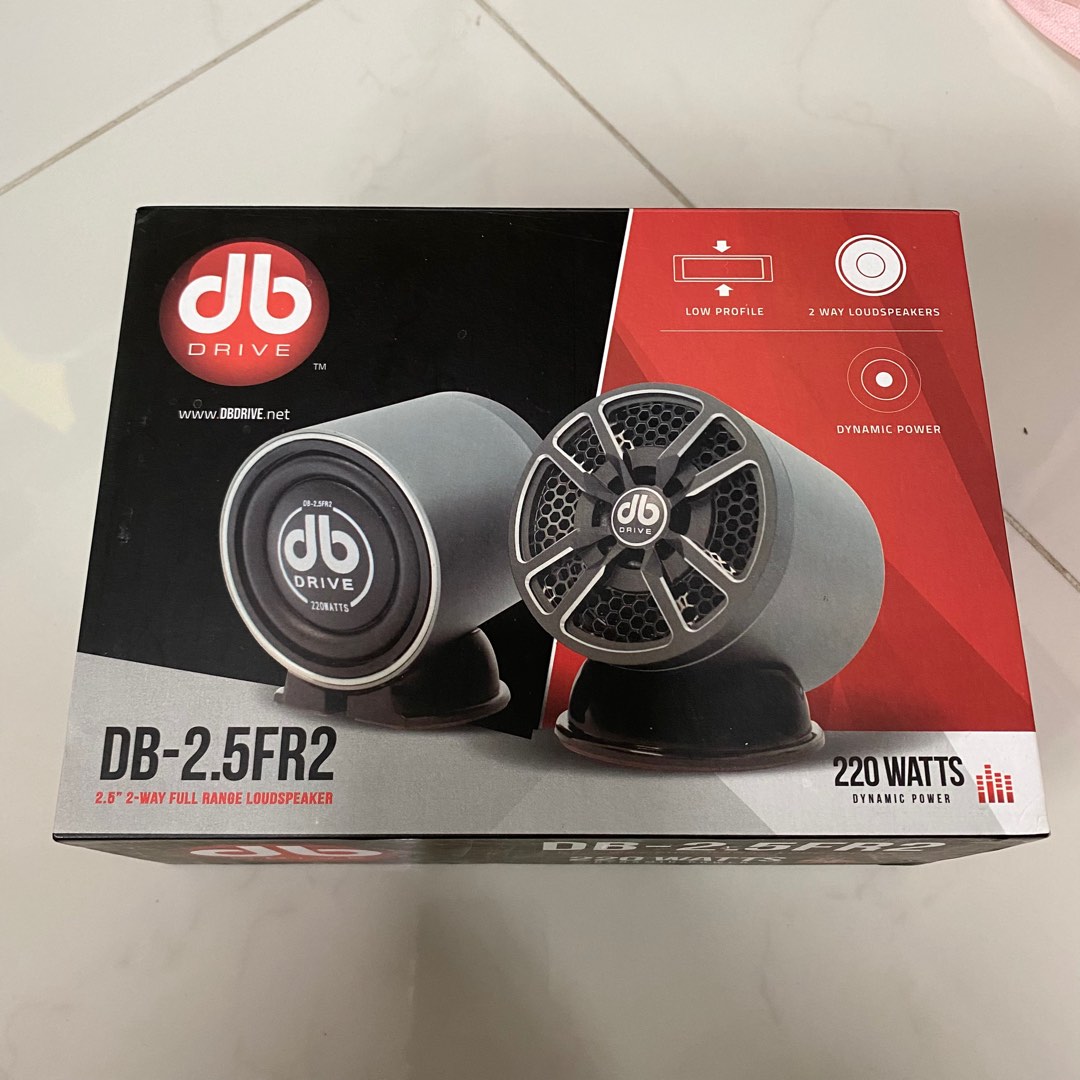 DB Drive Car Speaker, Audio, Soundbars, Speakers & Amplifiers on Carousell