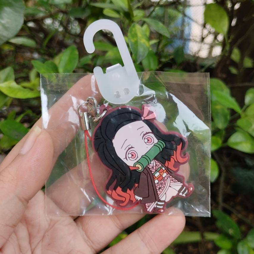 Demon Slayer Kamado Nezuko Rubber Strap, Hobbies & Toys, Toys & Games ...