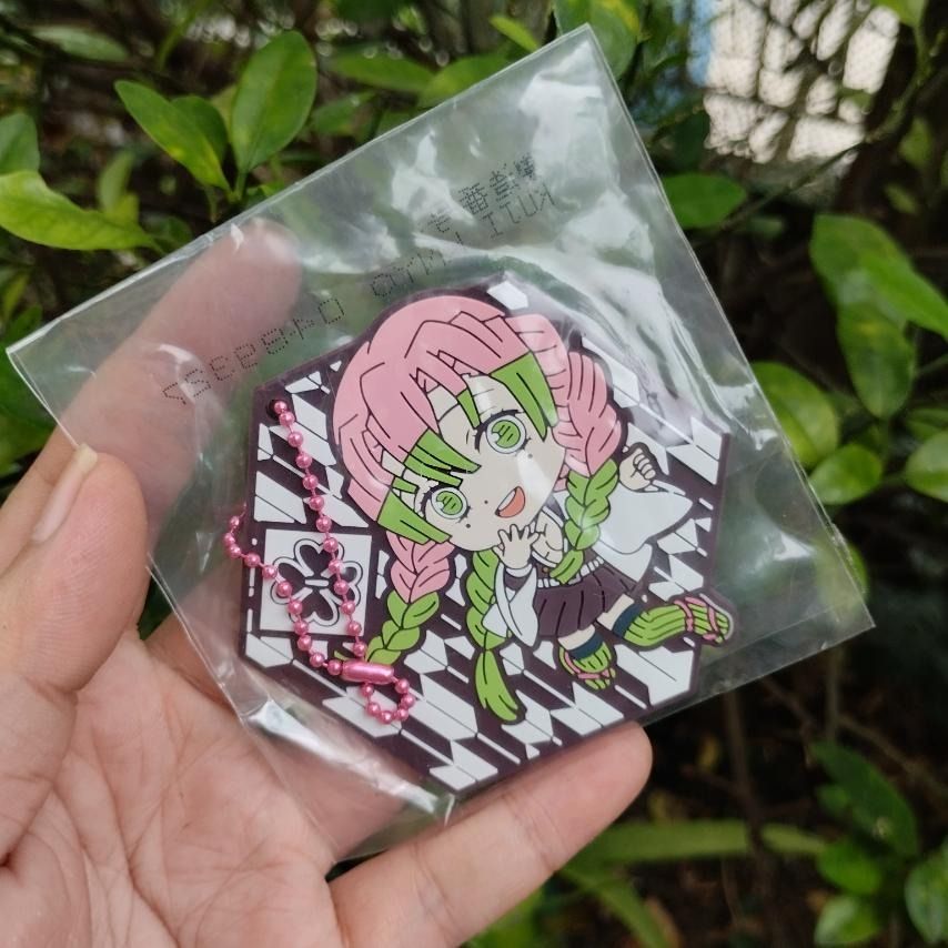 Demon Slayer Love Hashira Mitsuri Kanroji Rubber Strap, Hobbies & Toys ...