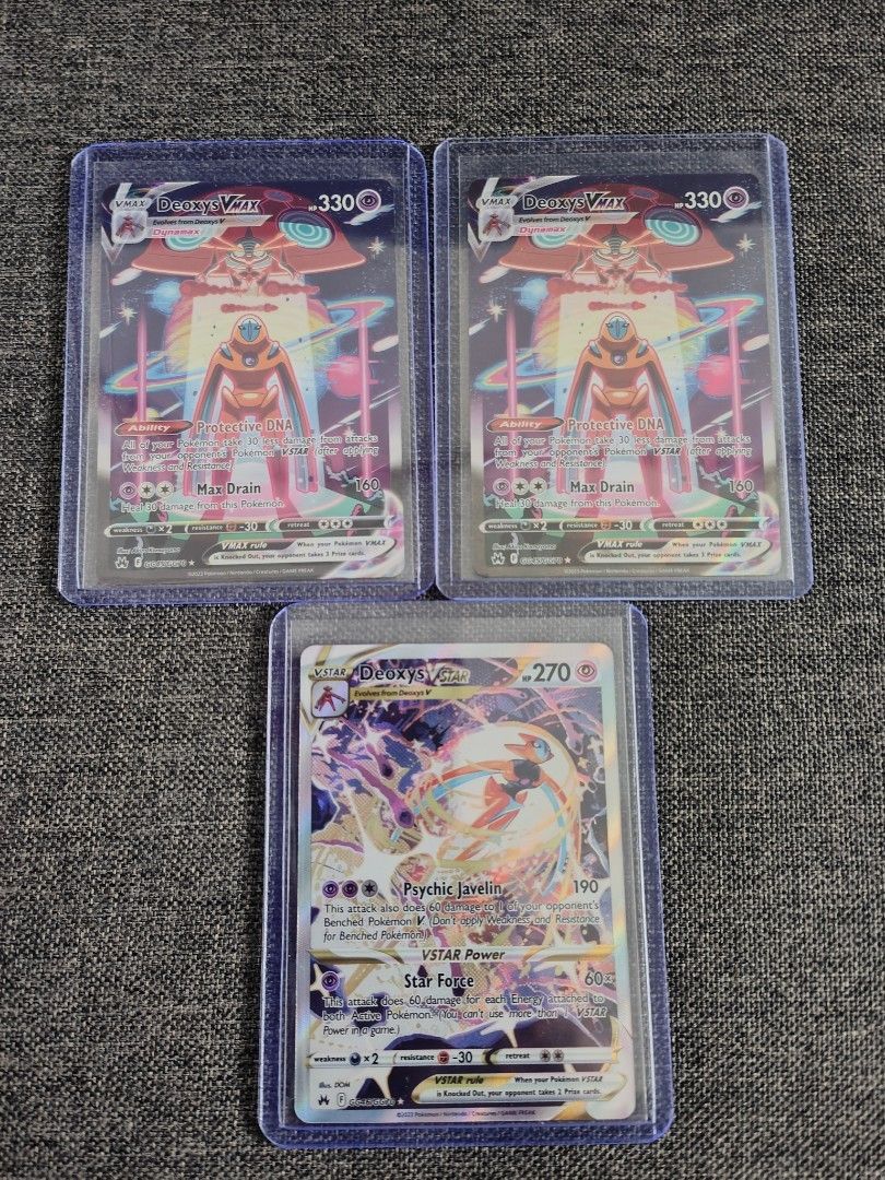 Dexoys vmax and vstar sar crown zenith etb 12.5 pokemon, Hobbies & Toys ...