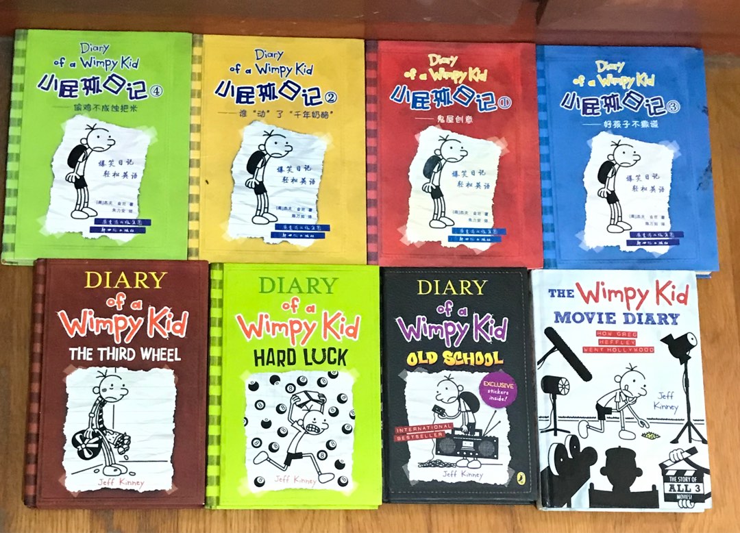 Diary of a Wimpy Kid ($10 for all 8 books), Hobbies & Toys, Books ...