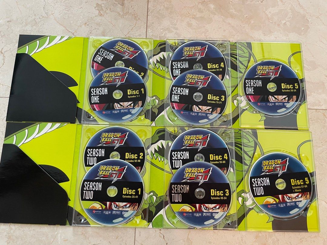 DRAGON BALL GT (THE COMPLETE SERIES) 10 Discs, Hobbies & Toys, Music ...