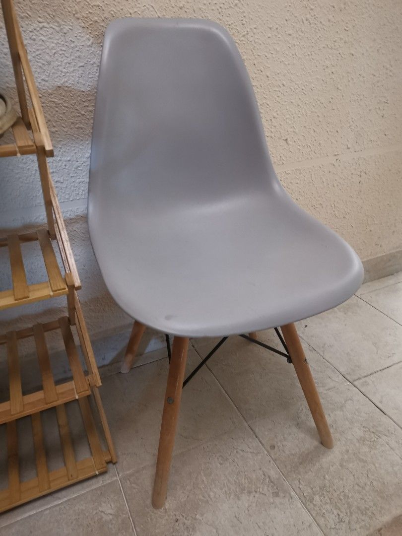 Eames Chair, grey, Furniture & Home Living, Furniture, Chairs on Carousell