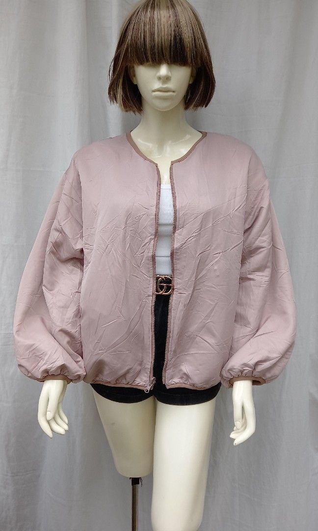 Free SF| Earth Music & Ecology Collarless Reversible Bomber Jacket ...
