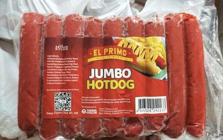 EL PRIMO JUMBO HOTDOG ( 1 KILO ), Food & Drinks, Chilled & Frozen Food ...