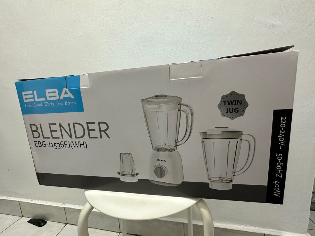 ELBA Blender Twin Jug, TV & Home Appliances, Kitchen Appliances ...