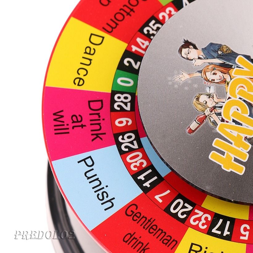 Electric Turntable Spinning Wheel Drinking Game for Party KTV Bar 4inch ...