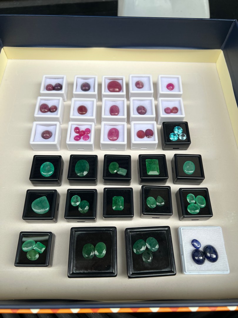 Emerald stone @ zamrud & Ruby stone, Everything Else on Carousell