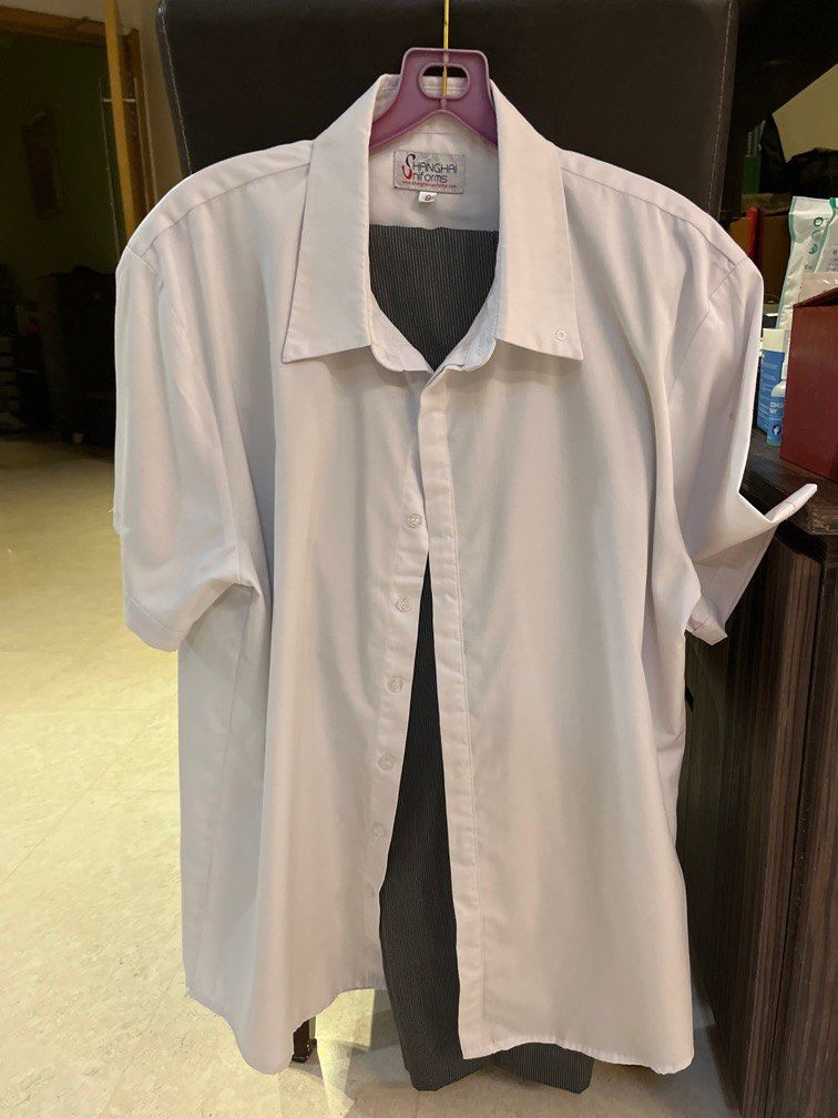 Eunoia JC uniform- male, Men's Fashion, Tops & Sets, Formal Shirts on ...
