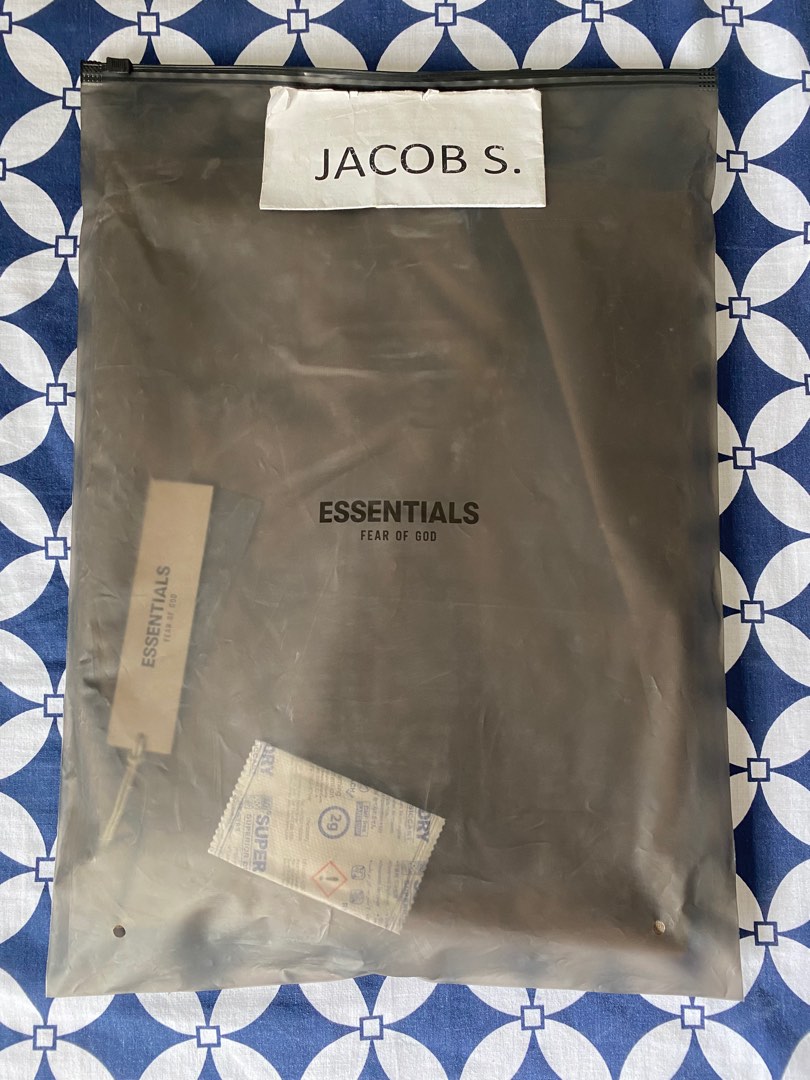 Fear of God Essentials LS Tee Wood, Men's Fashion, Tops & Sets, Tshirts ...