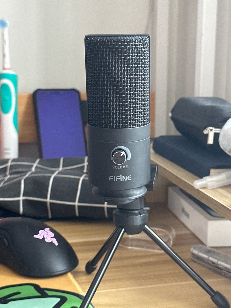 Fifine Condenser Microphone, Audio, Microphones on Carousell