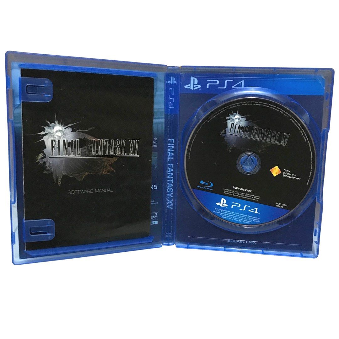 Final Fantasy XV Game Disk PS4, Video Gaming, Video Games, PlayStation ...