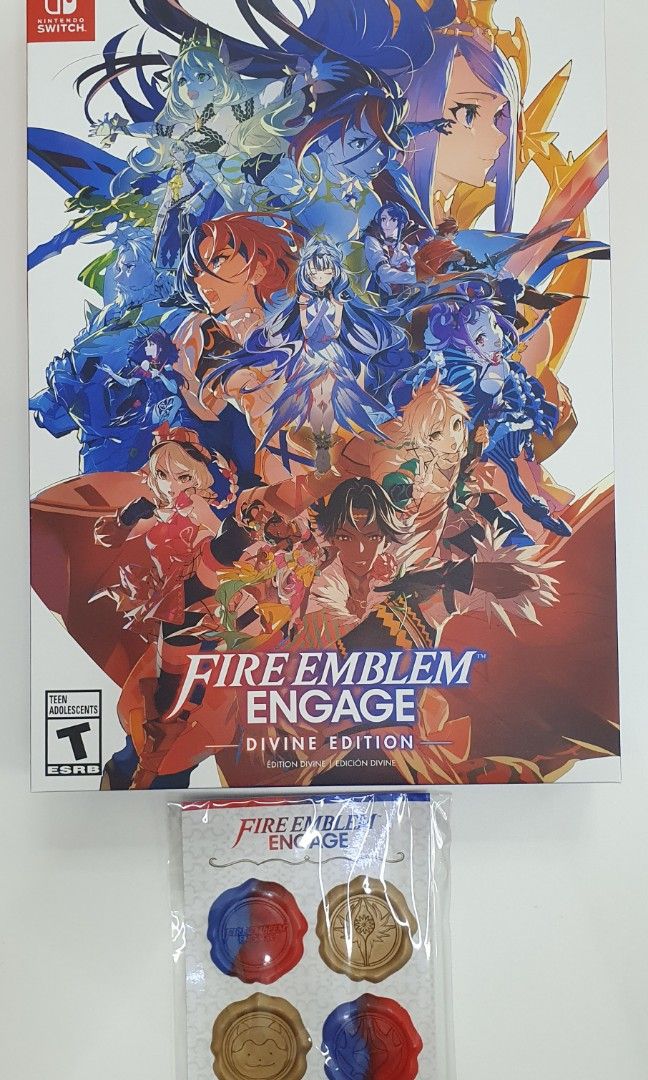 Fire Emblem Engage Divine Ed with 3D embossed wax seal sticker, Video ...