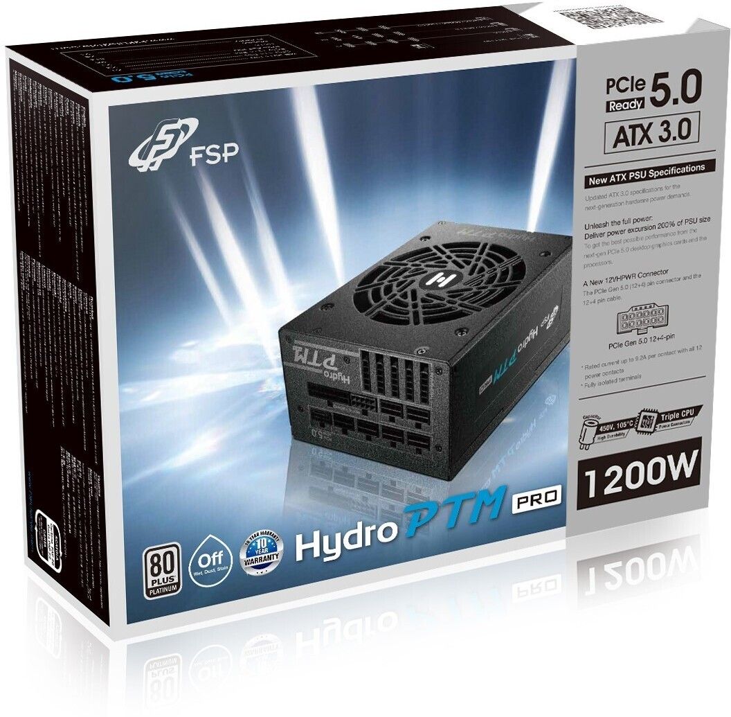 FSP 1200W HYDRO PTM PRO PSU w Warranty, Computers & Tech, Parts ...