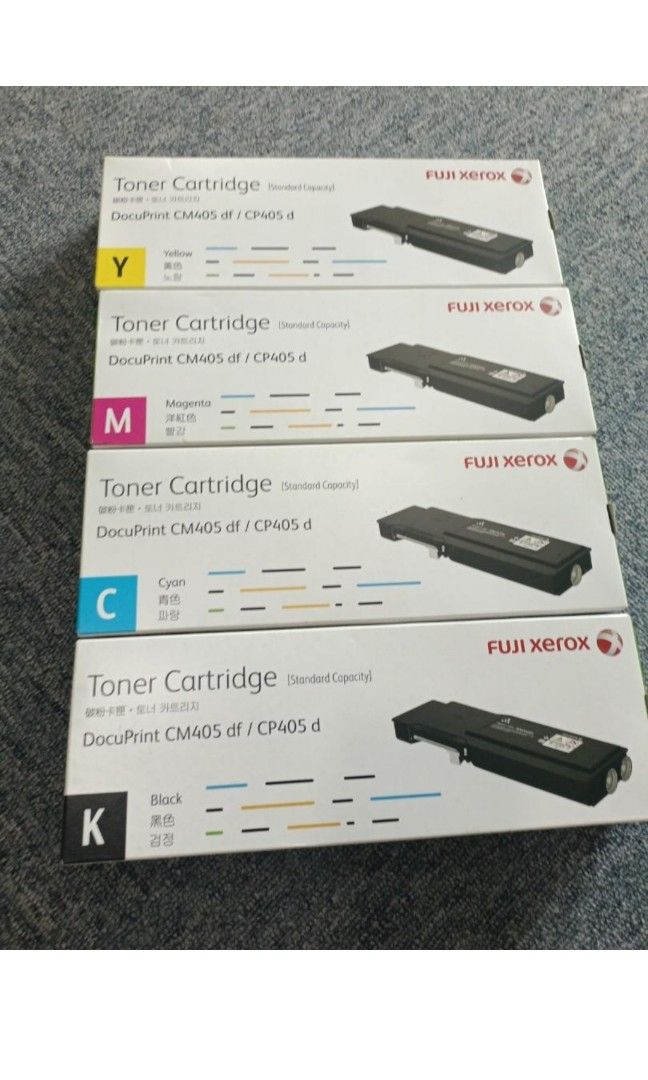 Fuji Xerox Genuine Printer Toner Cartridge, CM405df, CP405d ...
