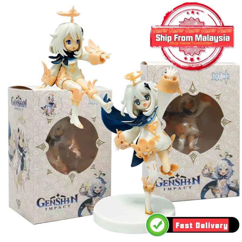 Genshin Impact Paimon Anime Game Action Figure 13cm Collection Model ...