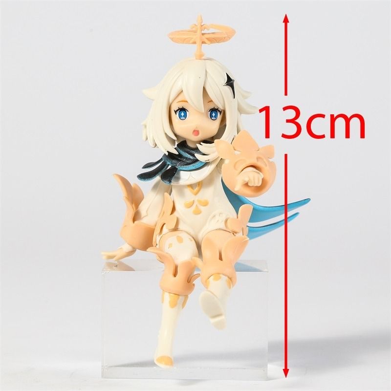 Genshin Impact Paimon Anime Game Action Figure 13cm Collection Model ...