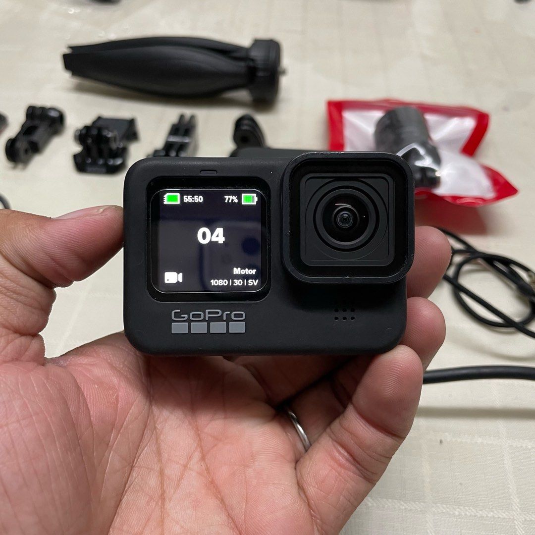 GO PRO HERO 9 COMPLETE MOTOVLOGGING SET, Photography, Video Cameras on ...