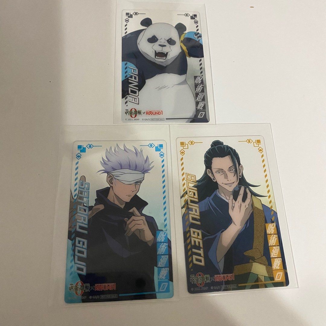 gojo, geto, satosugu, panda clear cards (jujutsu kaisen jjk), Hobbies ...