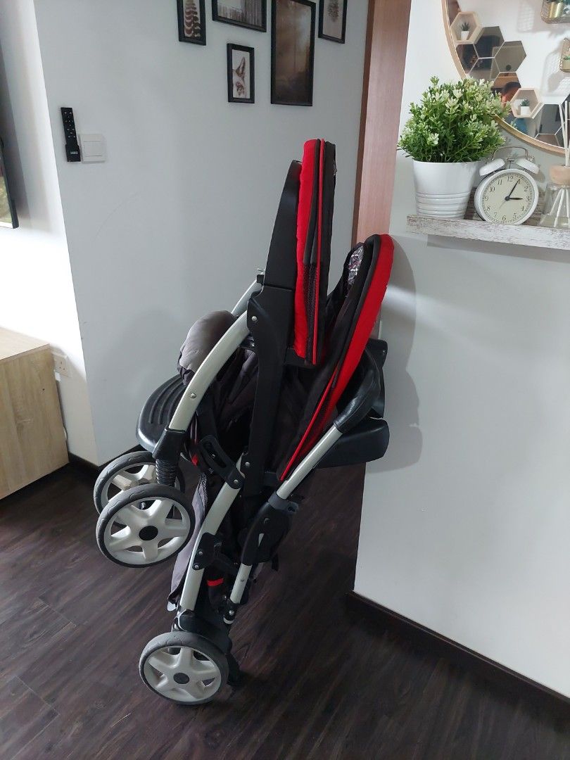 Graco ready2grow double stroller, Babies & Kids, Going Out, Strollers ...