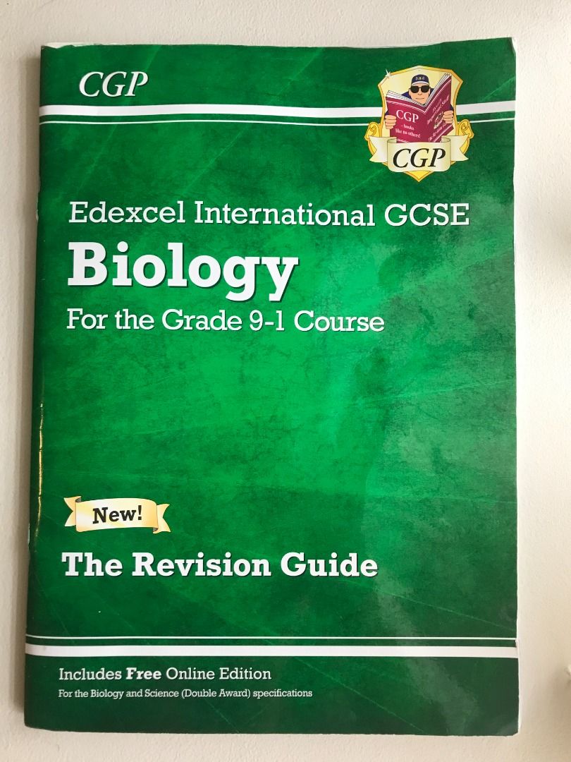 Grade 9-1 Edexcel International GCSE Biology, Revision Guide, Hobbies ...