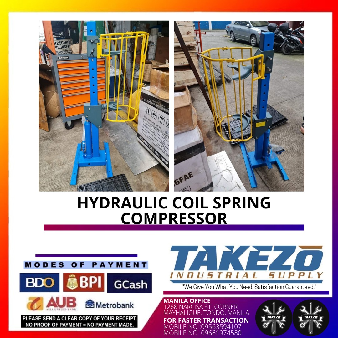 Handjack Hydraulic Coil Spring Compressor, Commercial & Industrial ...