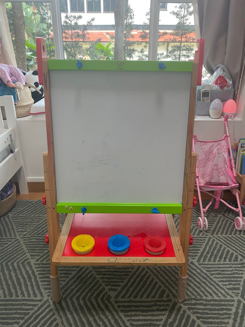 Hape Magnetic All-in-1 Easel, Babies & Kids, Infant Playtime on Carousell