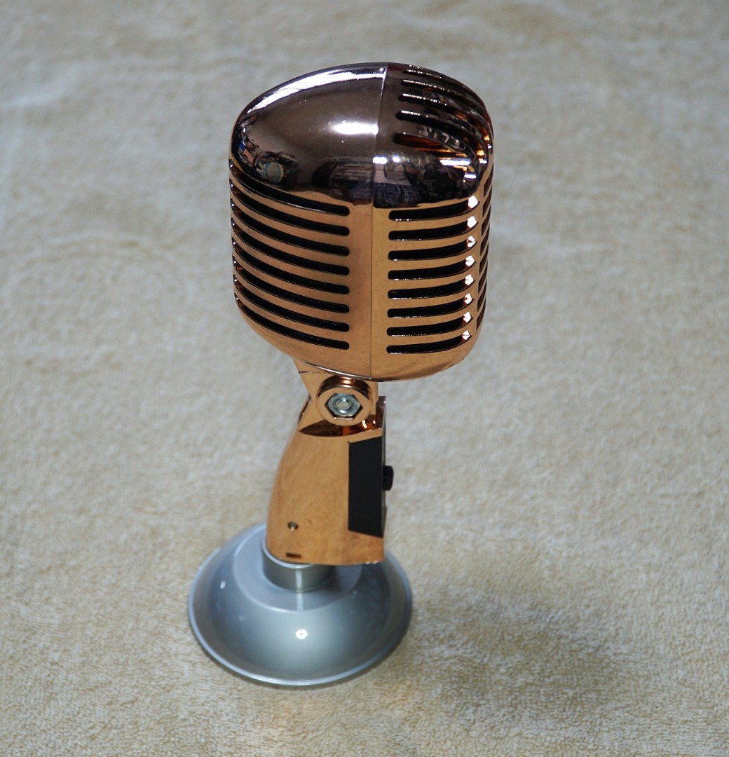 Heavy Duty Stainless Steel Microphone Display Stand, Hobbies & Toys ...