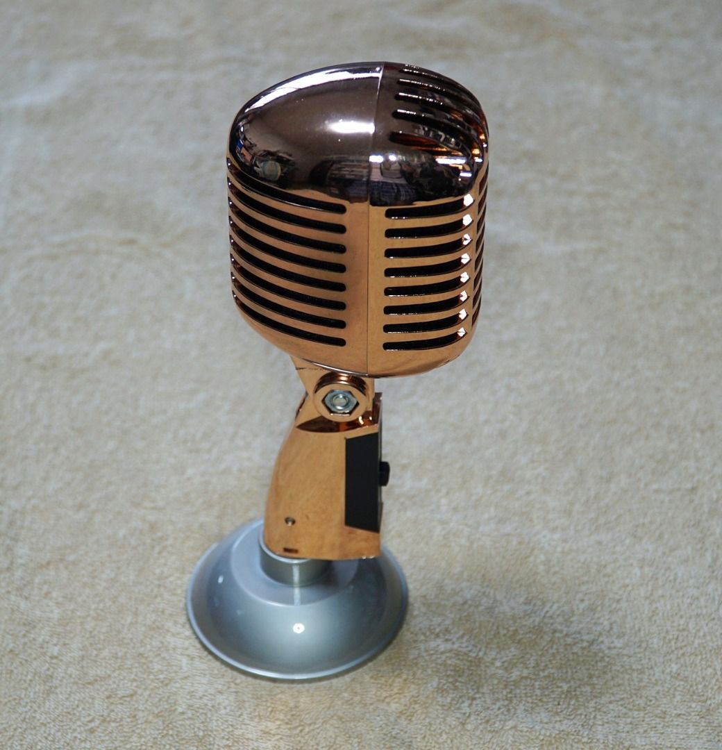 Heavy Duty Stainless Steel Microphone Display Stand, Hobbies & Toys ...