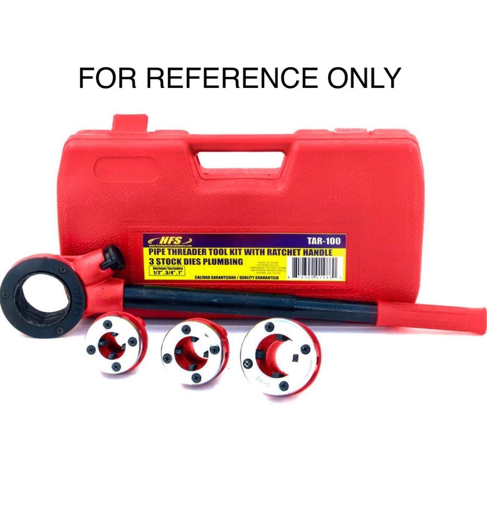 (HFS) Manual Ratchet Type Pipe Threader Set, Commercial & Industrial ...