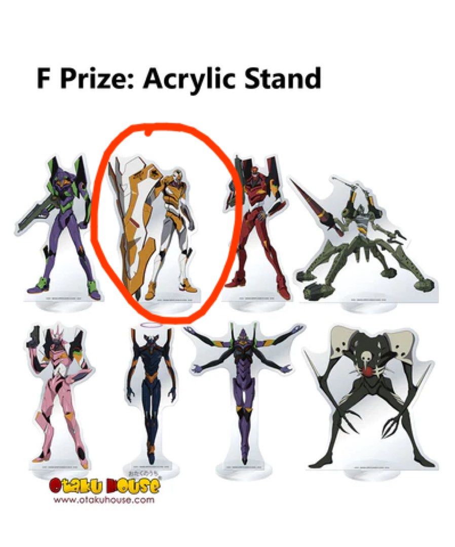 Ichiban Kuji Evangelion - Angel Attack Prize F Acrylic Stand - Eva Unit ...