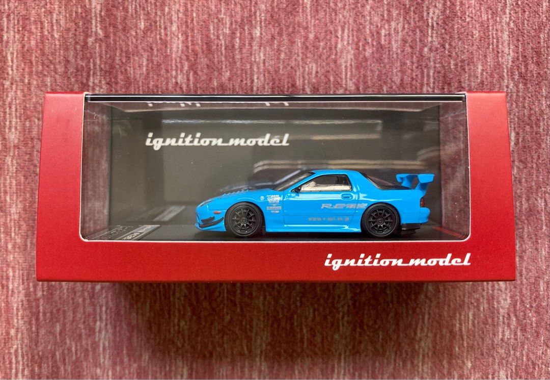 Ignition Model Mazda RX-7 FC3S RE Amemiya [ Light Blue ], Hobbies & Toys, Toys & Games on Carousell